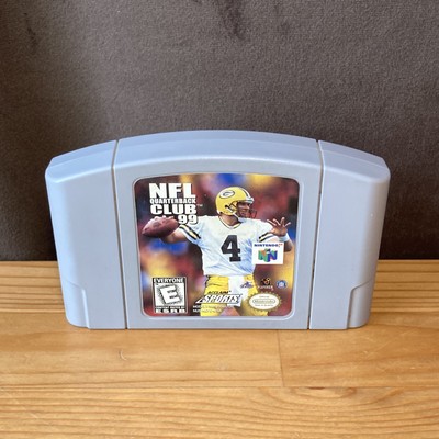 Vtg 1999 N64 Nintendo 64 NFL QUARTERBACK CLUB 99 Video Game Cartridge ...