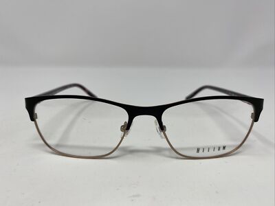 Helium Italy 4412 BLACK/ROSE GOLD 53-16-135 Metal Full Rim Eyeglasses ...