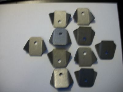 FMR WELD-ON BODY TAB,CHASSIS TRICK TABS, 109-3028, 1/4" HOLE, 1/8 ...