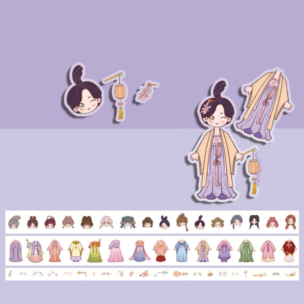 Creative Guka Sticker Set Cartoon DIY Handbook Material Sticker Kids ...