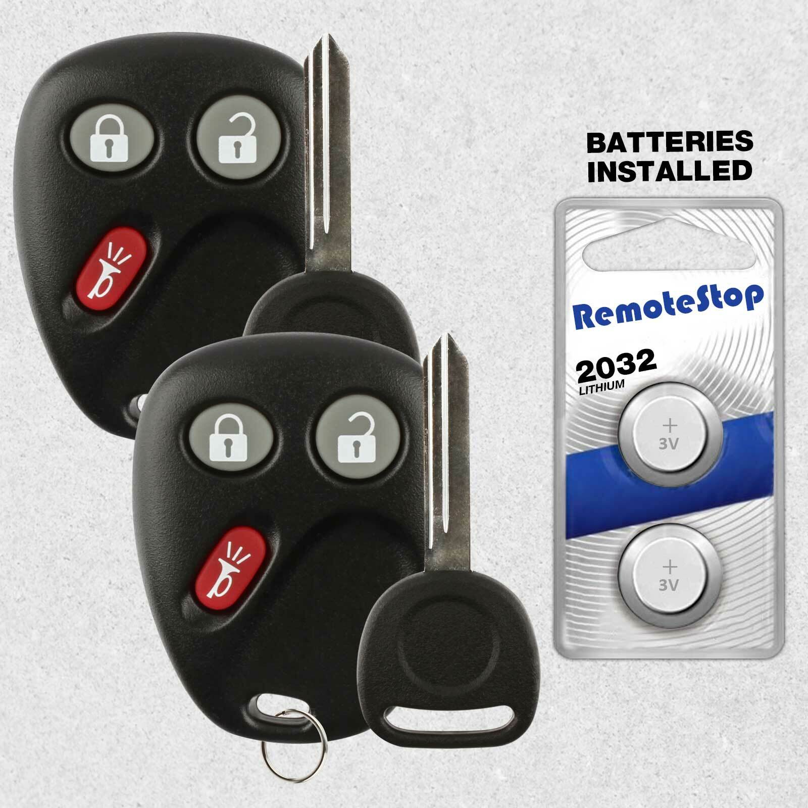 2 For 2003 2004 2005 2006 2007 Hummer H2 Keyless Entry Car Remote Fob ...
