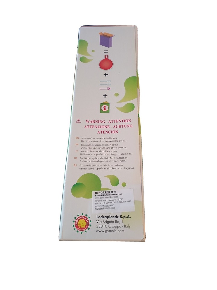 Gymnic Ball Hop ! 55 made in Italy, Red, Bouncing Ball. NEW | eBay