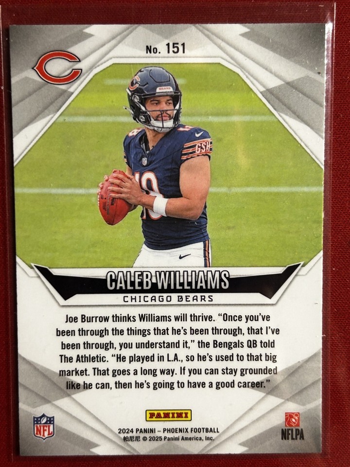 2024 Panini Phoenix - Rookies Caleb Williams #151 RC Purple | eBay