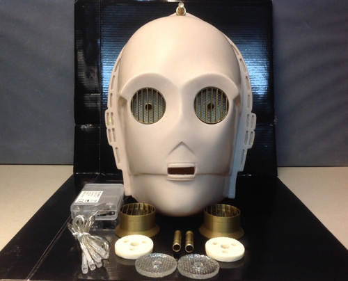 1 STAR WARS LIFE-SIZE ROBOT C3PO ANDROID MODEL KIT PROP WHITE PRIME* | eBay