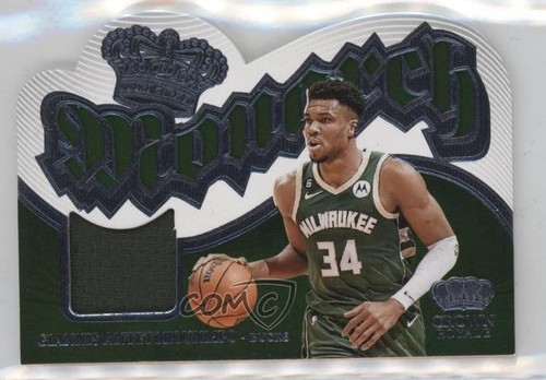 2023-24 Panini Crown Royale Monarch Memorabilia Giannis Antetokounmpo # ...