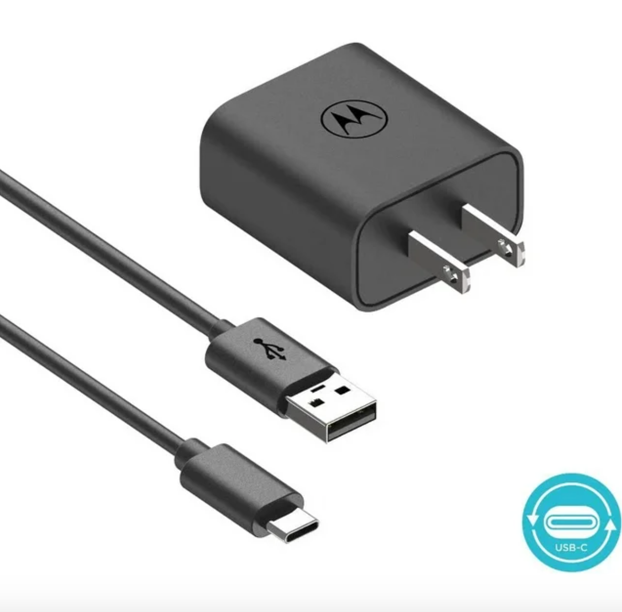 Original OEM Motorola TurboPower 10W Charger with USB-A to USB-C Cable ...