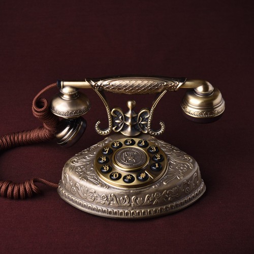 1936 Versailles Palace metal retro Antique phone Vintage corded ...