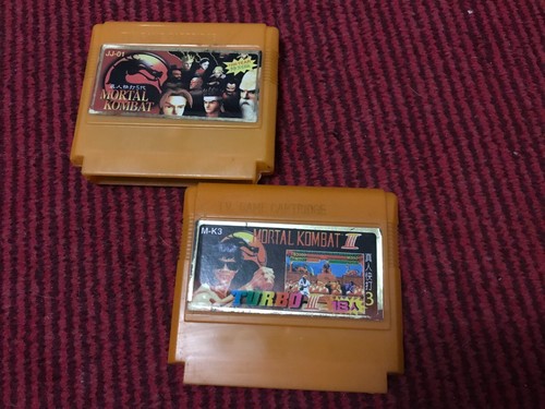 Famiclone Mortal Kombat - Street fighter 4 - games rare 2 cartridges FC ...