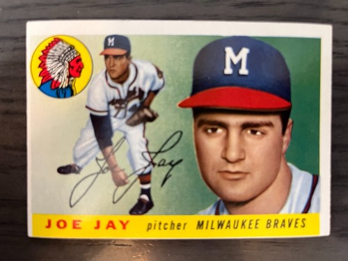1955 Topps Milwaukee Brave Joe Jay #134 | eBay