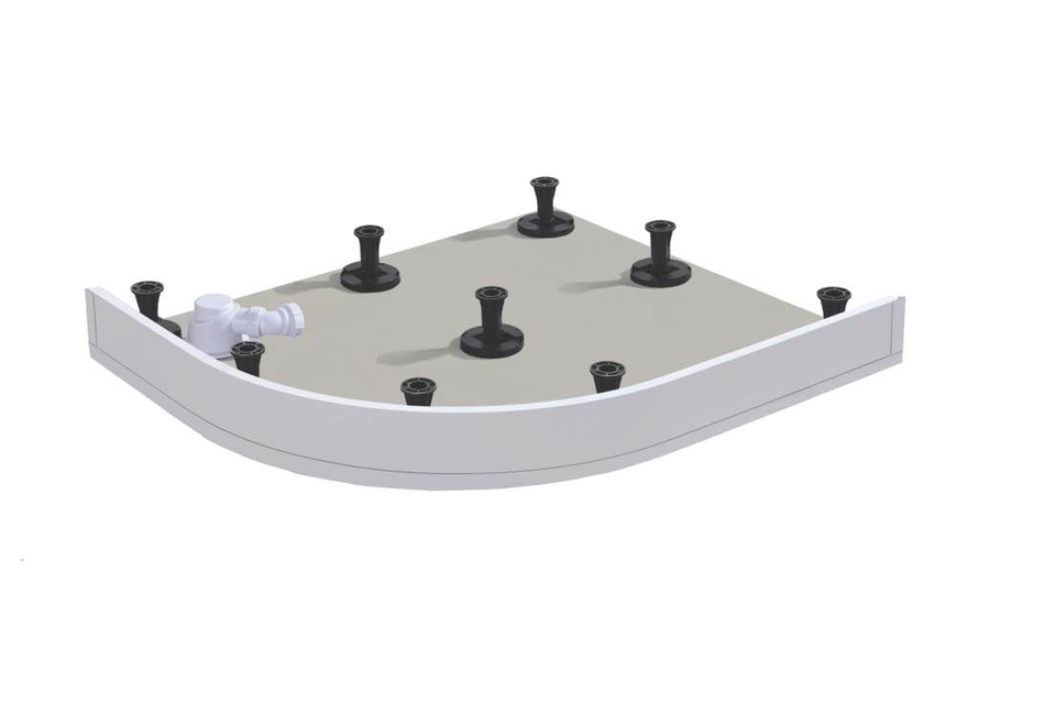 Shower Tray Riser Kit Shower Enclosure Plinth Adjustable Feet Legs | eBay