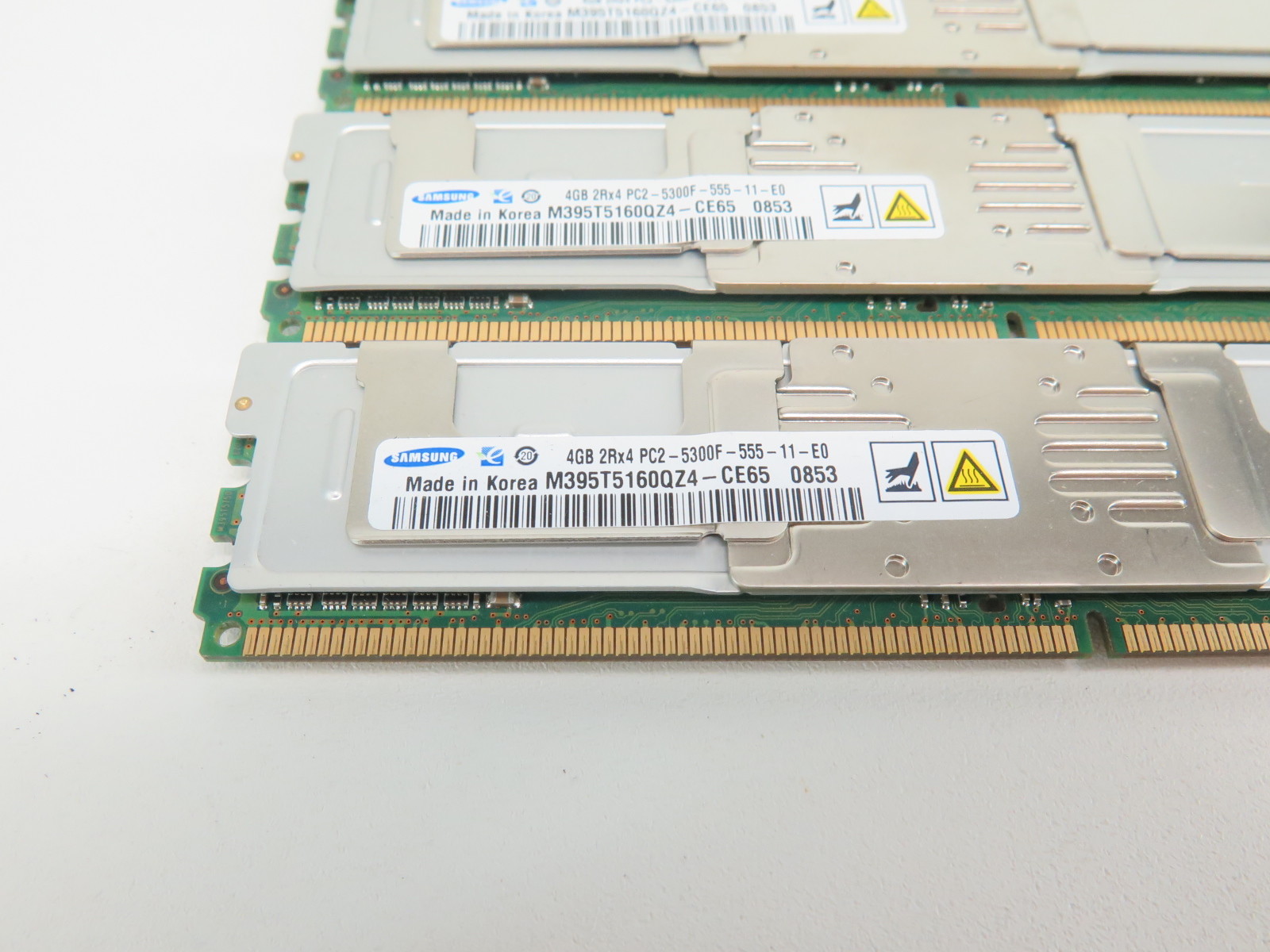 Lot of 3 Samsung 4GB Sticks of RAM 2Rx4 PC2-5300F-555-11 | eBay