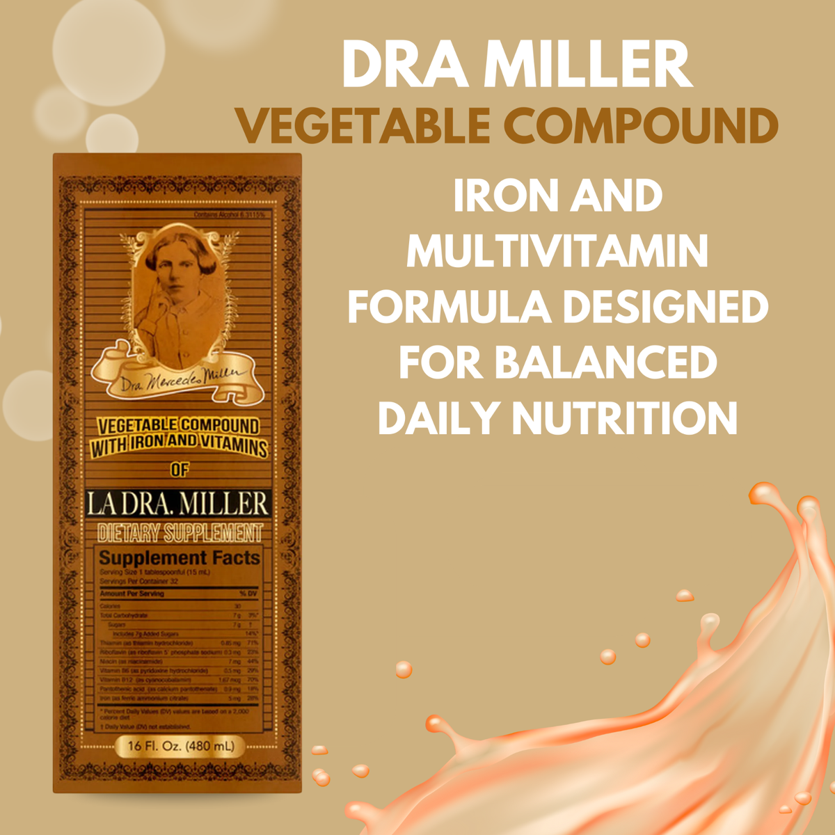 Señora Muller Watch La Dra. Miller 16 Oz. Vegetal Compound On Live La ...