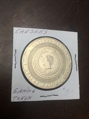 CAESARS PALACE LAS VEGAS HORSE CHARIOT RACE ONE DOLLAR GAMING TOKEN | eBay