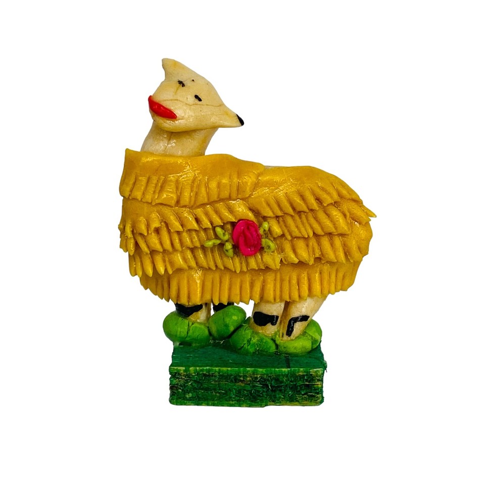 Ecuador MINI NATIVITY Figure Handmade Mazapan Bread Dough Folk Art ...