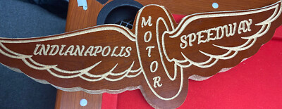 Indianapolis Motor Speedway Indycar Wooden Sign Handmade 22”x8” | eBay