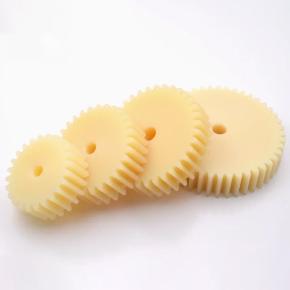 2 Module Plastic Nylon Spur Gear, Cylinder Flat Gears 12~50 Teeth, 6/8 ...