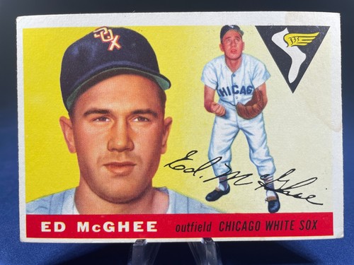 1955 Topps Baseball Card Ed McGhee #32 Chicago White Sox | eBay