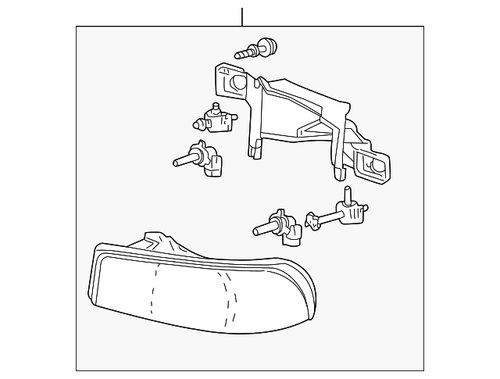 Genuine GM Driver Side Headlamp Assembly 10396913 | eBay