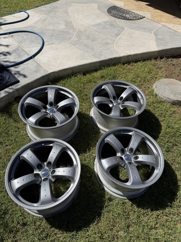 Nissan 350Z 18 x 9 Front 19 x 10 Rear Factory Forged Rays OEM Rims Set ...