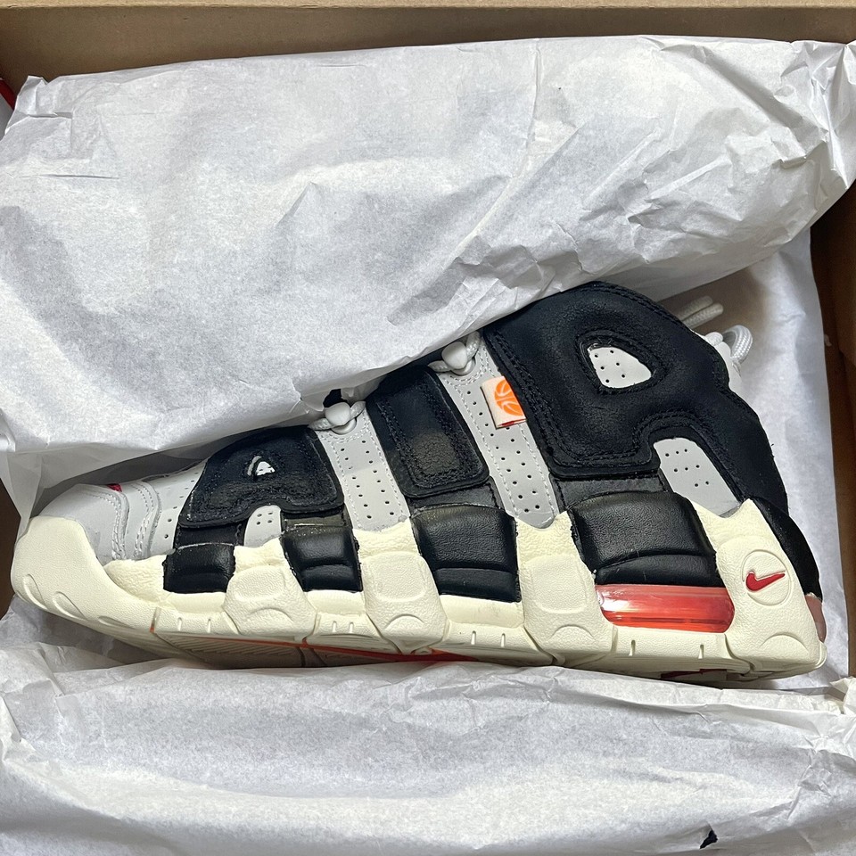 Nike Air More Uptempo Hoops GS Orange/Black DX3360001 6Y, EU 38.5, US ...