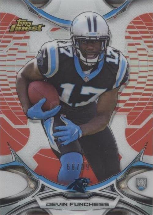 2015 Topps Finest - Devin Funchess #37 Red Refractor /99 (RC) for sale ...