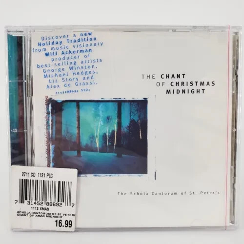 Chant of Christmas Midnight Schola Cantorum of St Peters CD Gregorian ...