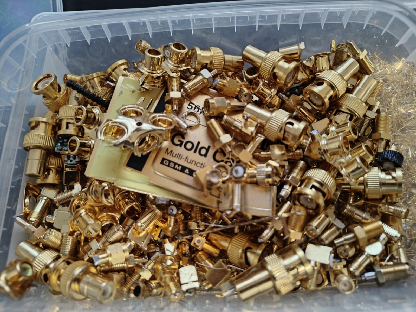 150 Grams random gold-plated material for high yield scrap | eBay