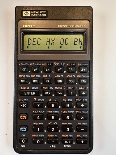 Hewlett Packard HP 32S II RPN Scientific Calculator with Case Tested ...