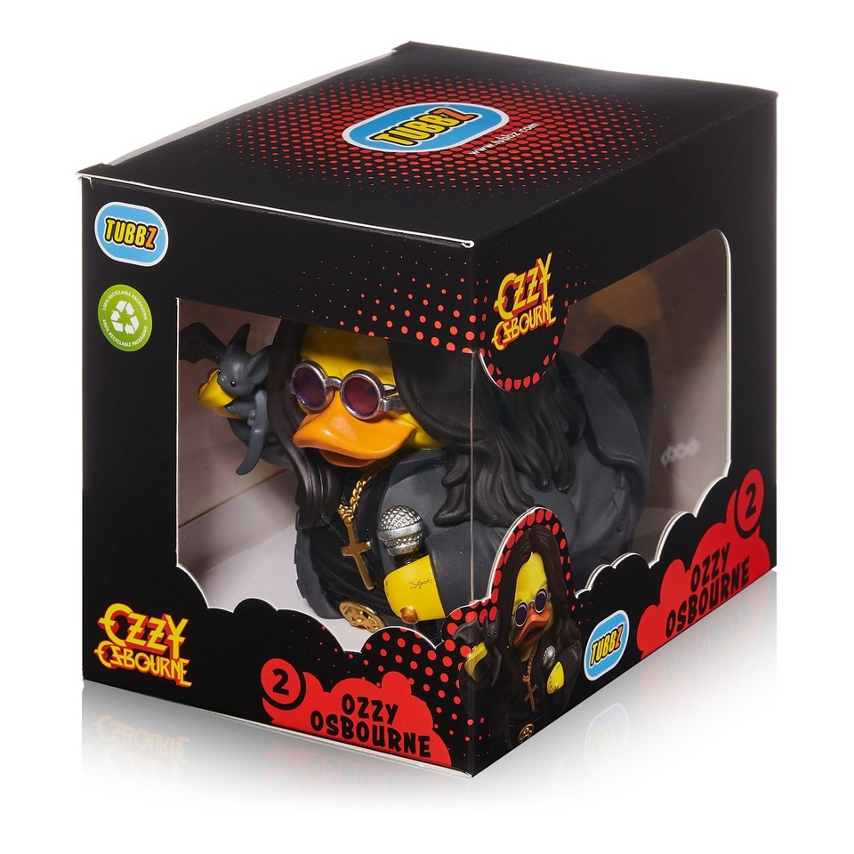 Ozzy Osbourne TUBBZ Boxed Toy Figure Collectible Rubber Duck 3.54 ...