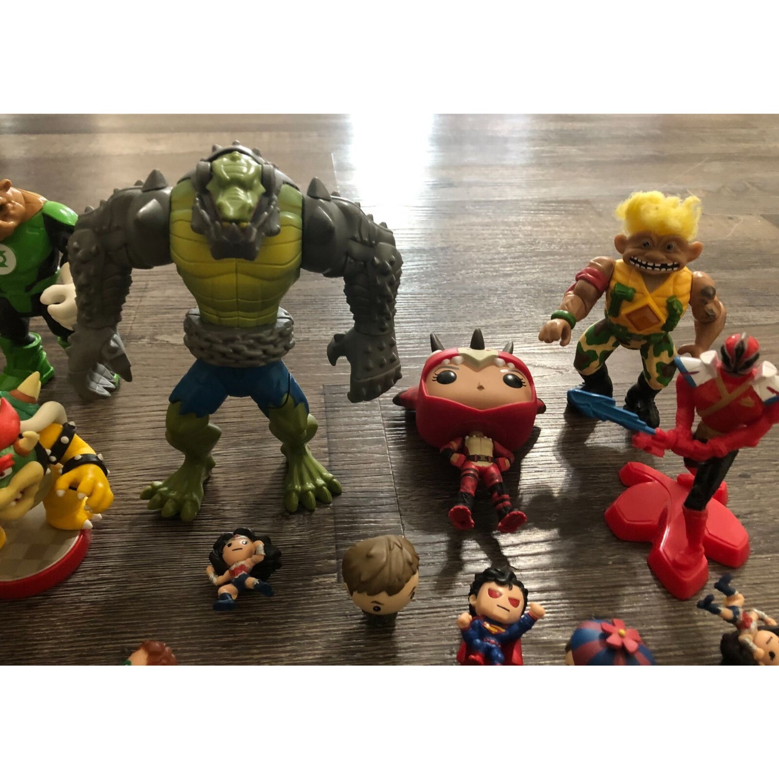 34 Piece Action Figure Mini Fig Toy Lot TMNT Batman Superman Mario FNAF ...