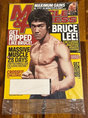 MUSCLE & FITNESS bodybuilding muscle magazine BRUCE LEE 3-13 (Like New ...