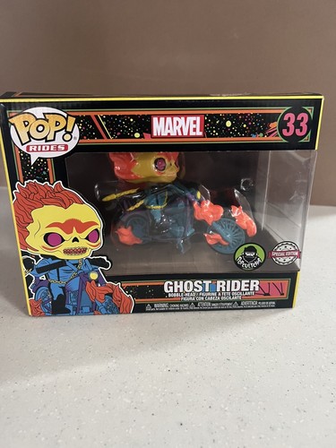 Ghost Rider BlackLight Pop 33 - Marvel Funko Pop! Vinyl - Popcultcha ...