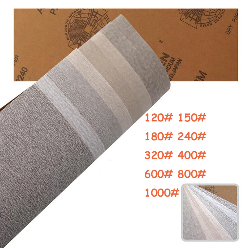 Dry Sandpaper Sanding Sheets 120 - 1000 Grit Abrasive Paper For Paint ...