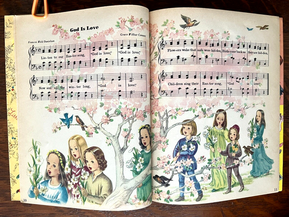 HYMNS ~ vintage children's Little Golden Book #392 ~ 1st at this LGB ...