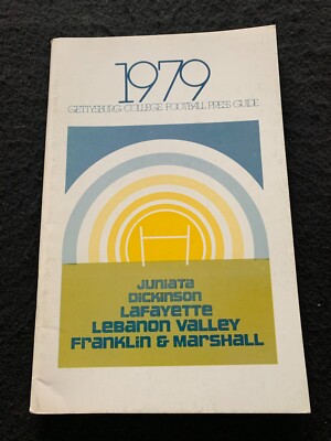 1979 Gettysburg College Bullets NCAA MAS Football Media Guide Press ...