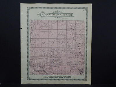 Wisconsin Lincoln County Map, 1914 Merrill Township Wisconsin River K19 ...