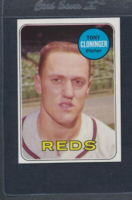 1969 Topps #492 Tony Cloninger Reds EX/MT *6756 | eBay