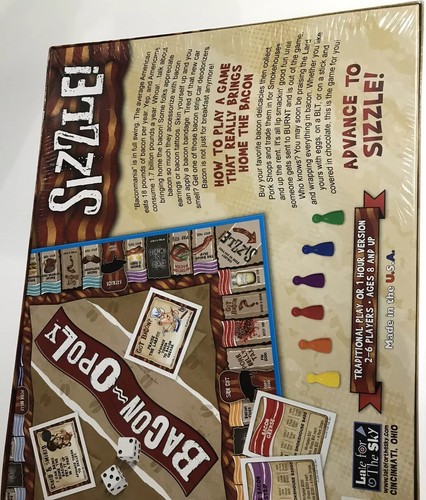 Bacon Opoly / Monopoly Board Game Bacon Lovers Gag Gift | eBay