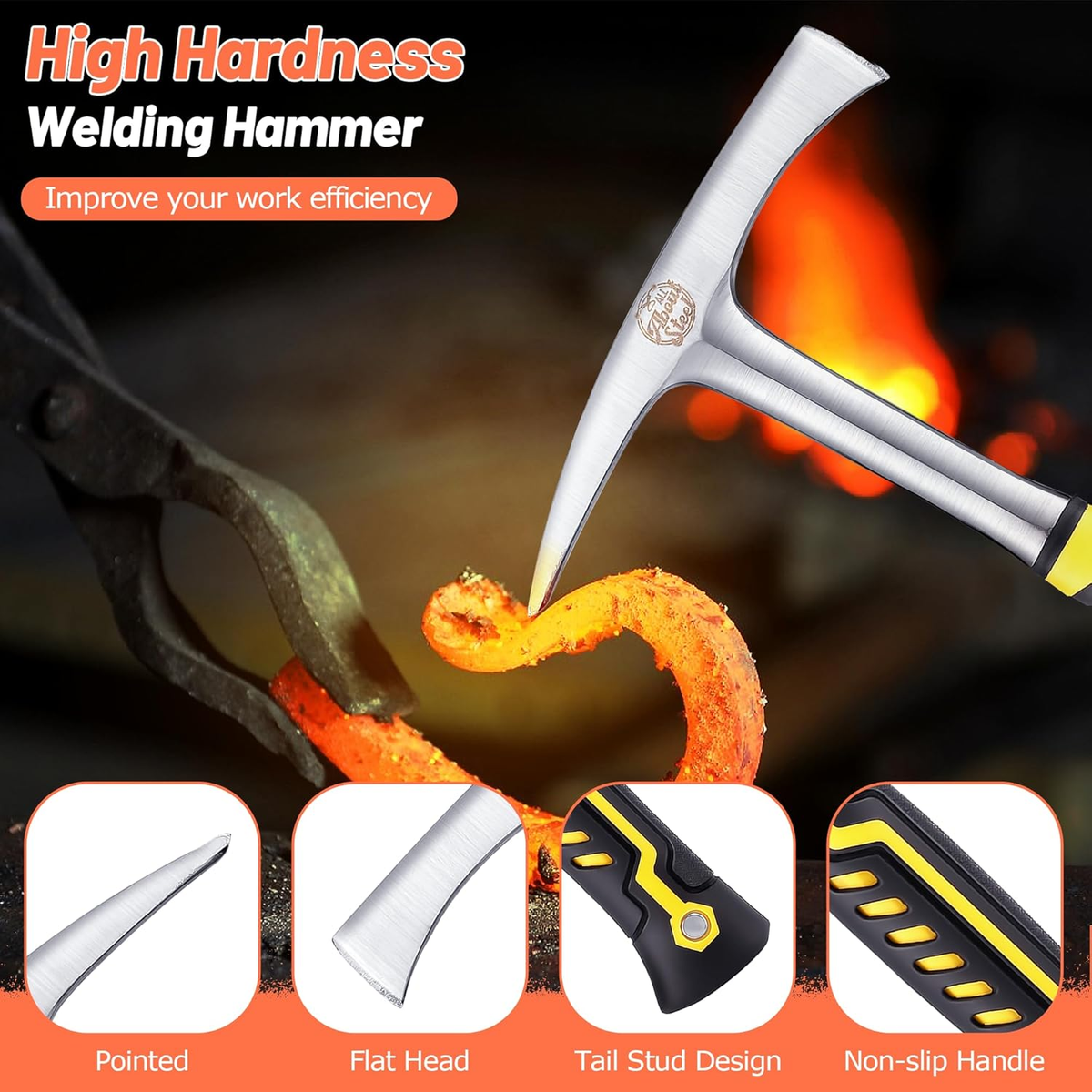 Boss Hammer Estwing 4 Lb Club For Demolition / Stake Drive 50-55 HRC ...