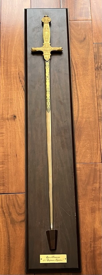 Emperor Napoleon I Coronation Sword Replica-Gold Plated | eBay