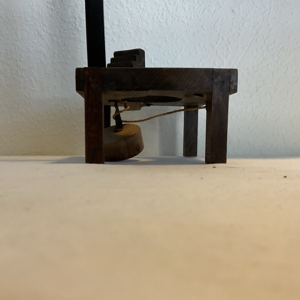 Model Wooden Gallows With Noose - Very Unique - Vintage - Handmade | eBay