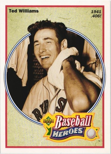 1992 Upper Deck - Baseball Heroes #29 Ted Williams Boston Red Sox | eBay
