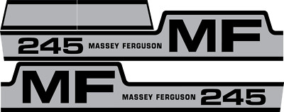 245 Gasoline Massey Ferguson Hood Decal Kit | eBay