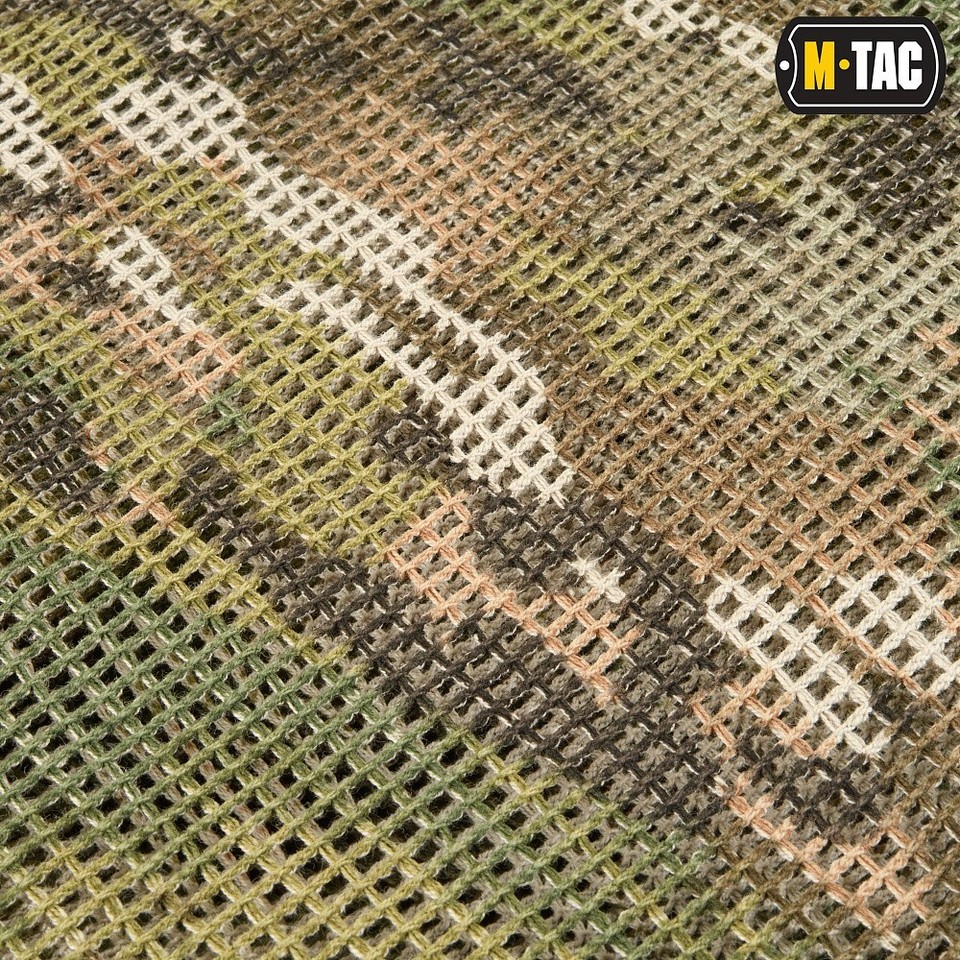 Camouflage M-Tac sniper mesh scarf 250*200 cm multicam MTP Sniper cape ...