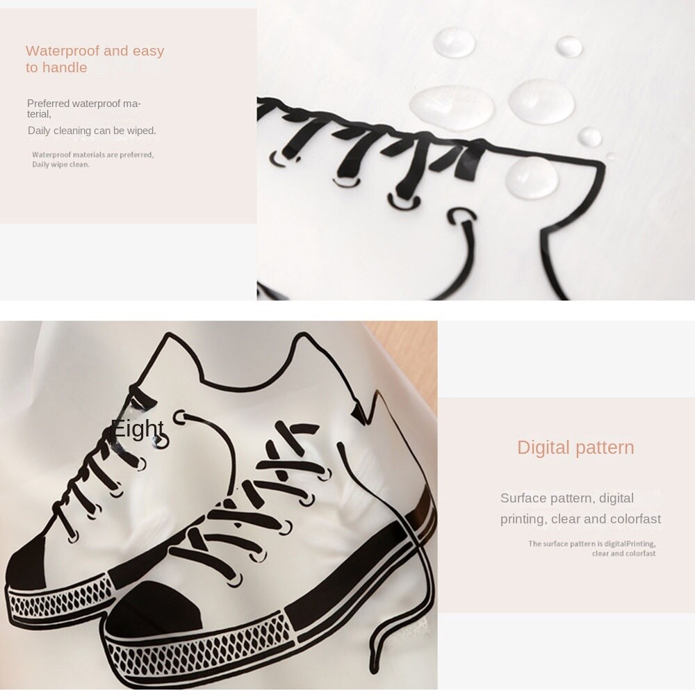 Dust-Proof Shoes Storage Bags Frosted Transparent Waterproof Pocket | eBay