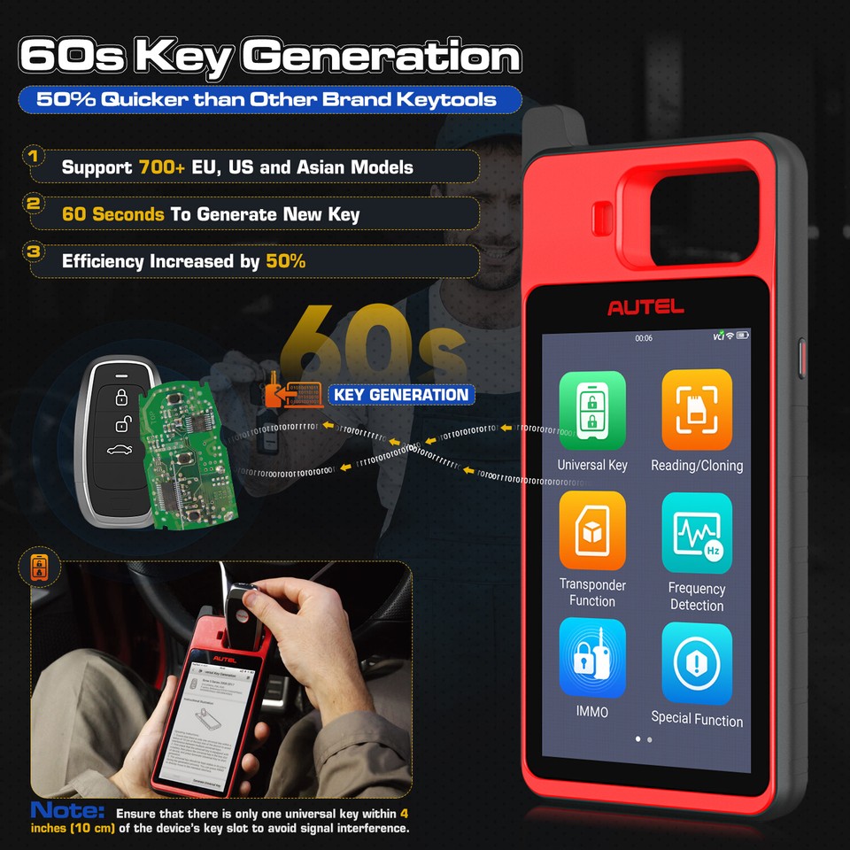 2026 Autel MaxiIM KM100 Key FOB PROGRAMMING Key Generation IMMObilizer ...