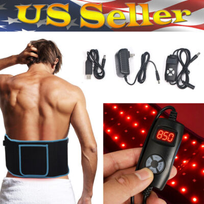 Laser Lipo LED Red Light Therapy Belt Pain Relief Near Infrared Weight ...