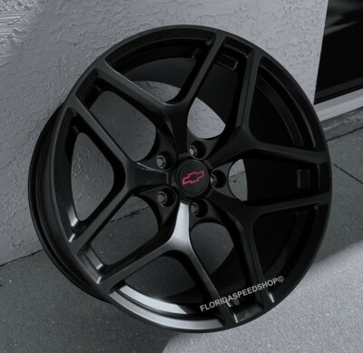 CAMARO Z28 STYLE SATIN BLACK WHEELS RIMS 2010-2024 SS/RS/LS 20X10/20X11 ...