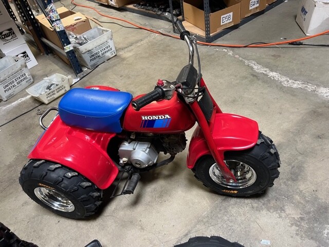 Honda ATC 70 DWT Polished Front Rear 18" Tires Rims Wheels 18x9.5-8 ...