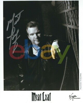MEAT LOAF SIGNED 8x10 PHOTO AUTOGRAPHED - BAT OUT OF HELL REPRINT | eBay